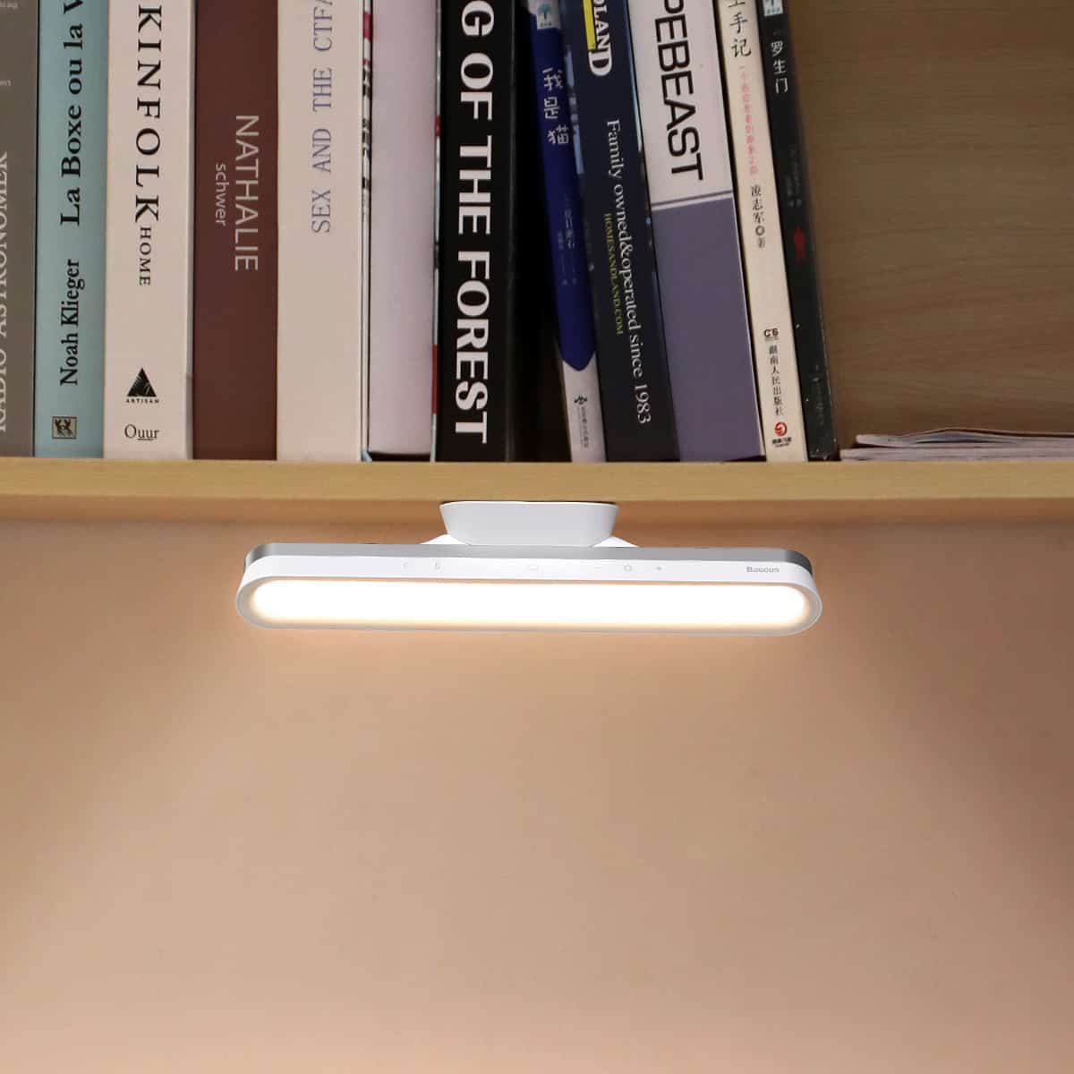 Baseus Magnetic Stepless Dimming Charging Desk Lamp Pro White - Gadget99