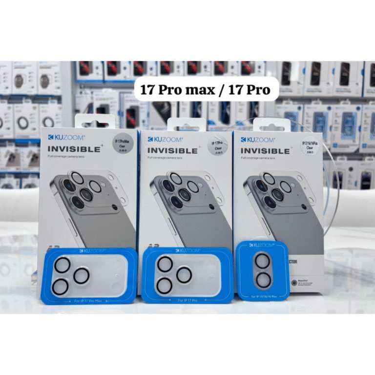 Kuzoom Full Coverd Invisible Camera Lens Protector For iPhone 17 Pro ...