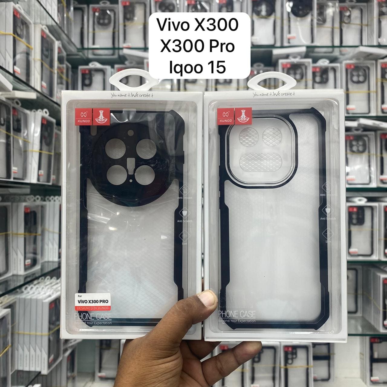 XUNDD Case for VIVO X300 Pro, X300 & IQOO 15 Shockproof PC+TPU Back ...